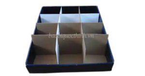 Khay giấy carton trưng bày có vách ngăn - Bao Bì Quốc Thịnh